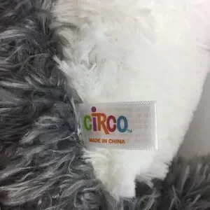 Circo | Toys | Circo Sheep Dog Plush 33 Gray White Shaggy Stuffed ...